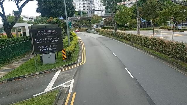 Сингапур, автобус второй этаж поездка по городу . Декабрь 2025