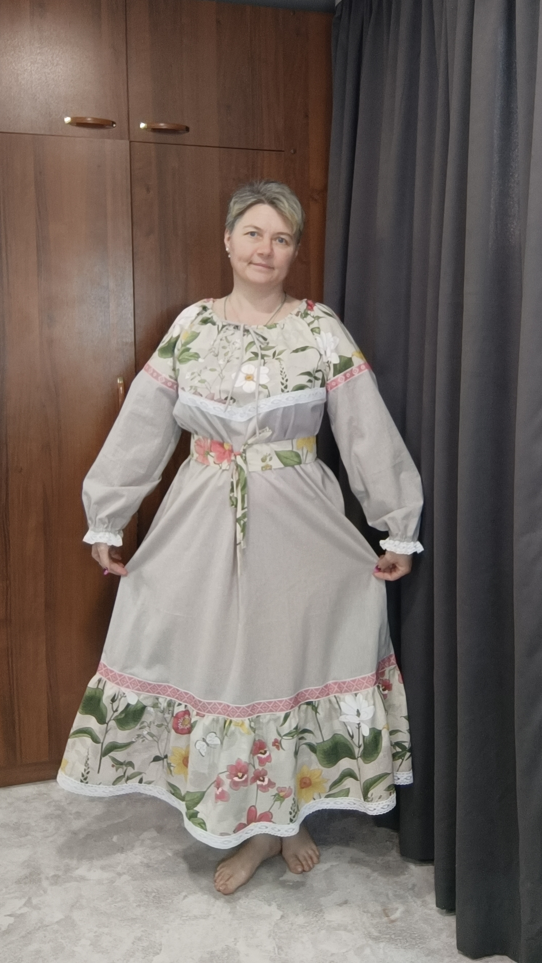 Платье в славянском стиле