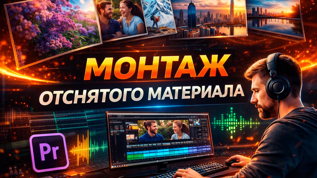 монтаж отснятого материала