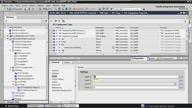 13. Визуализация процесса с указанием его параметров