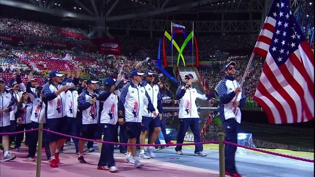 Церемония открытия 27-летней Универсиады в Казани