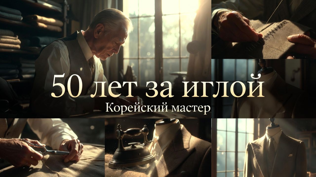 Он шьёт костюмы уже 50 лет. Корейский мастер на пике мастерства