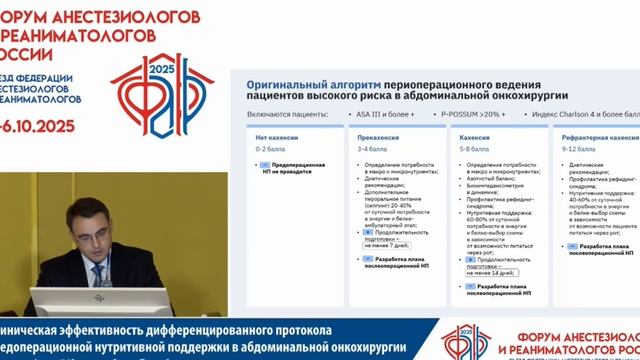 Дифференцирован предоперацион питание в онкохирургии Медведев А.Ю.2025