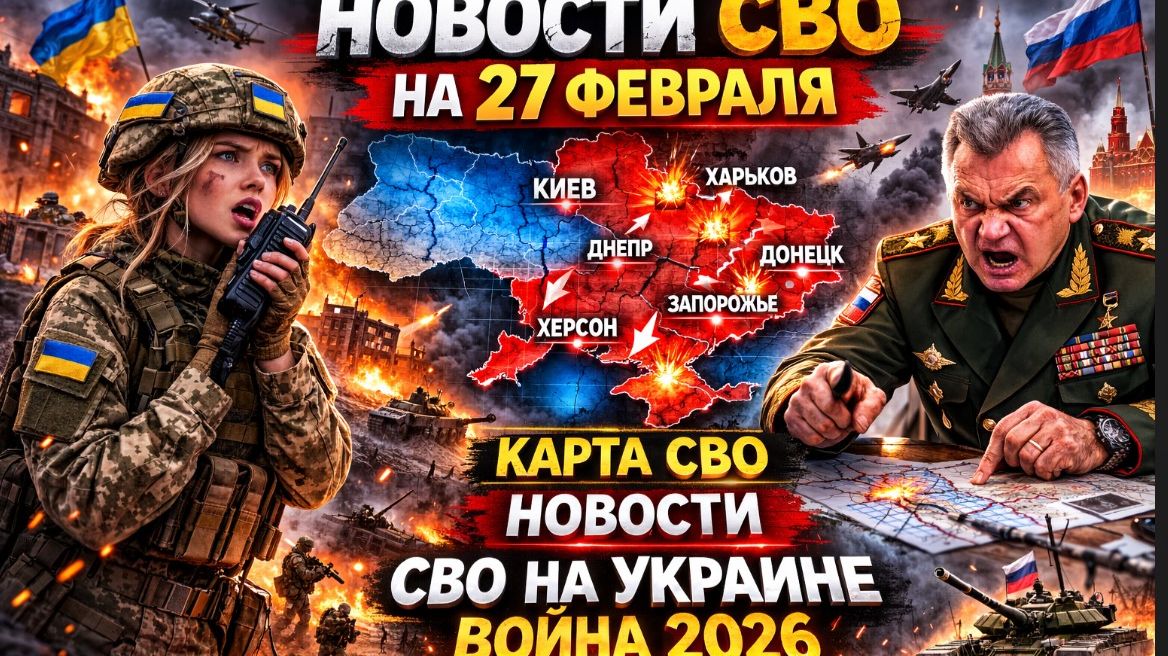 🔴 ВС РФ наступают! Славянско-Краматорское направление — сводка Юрия Подоляки на 27 февраля 2026