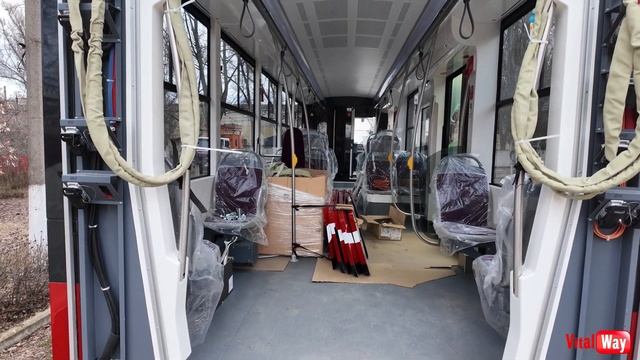 Низкопольный трамвай К-1Т306 прибыл в депо №3