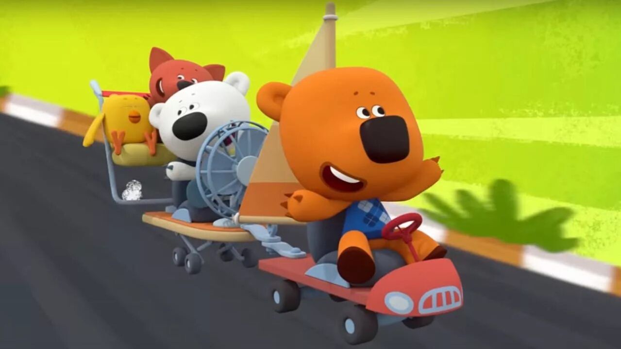 Ми Ми Мишки! Гонки На Машинках!!! Тучка Гонщик!