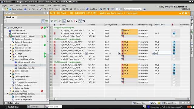 31. Тестовый запуск процесса пополнения