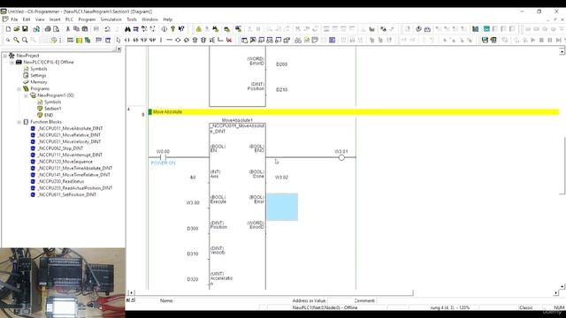 16. Функциональные блоки импульсного выхода Omron