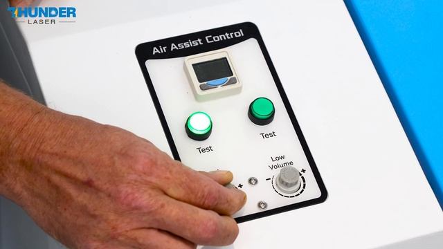Как работает система подачи воздуха Air Assist  лазерного станка Thunder Titan | влияние воздуха