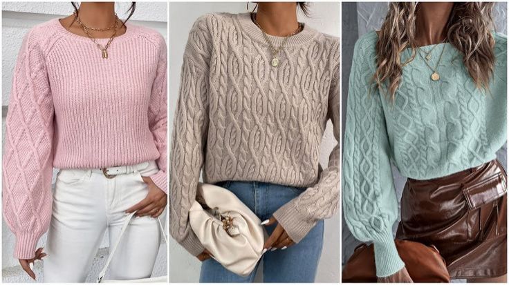 🌿 Роскошные идеи для вязания свитеров и кардиганов: Модное вязание для весеннего гардероба 🌿