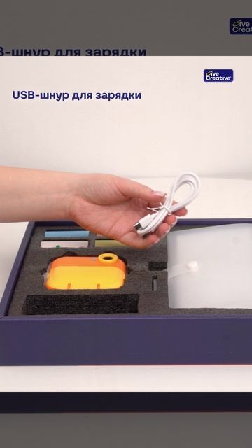 Распаковка фотоаппарата с моментальной печатью от «Give Creative»