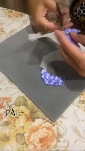 Как мы вышивали английскую розу