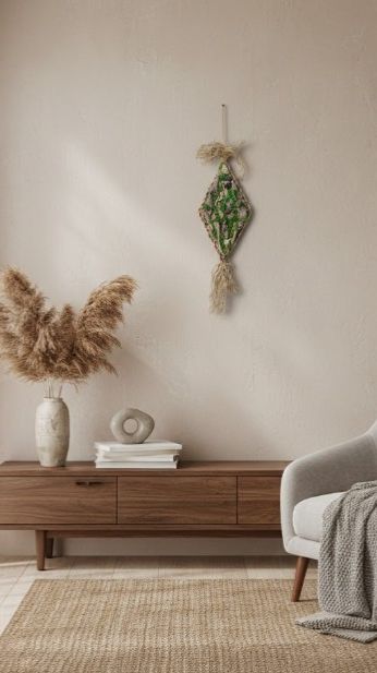 Панно из дрифтвуда «Морской амулет»