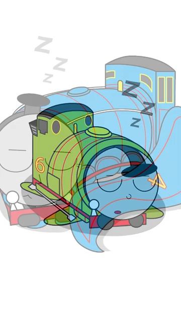 [ПЕРЕЗАЛИВ] うちのトーマス【お昼寝】#Shorts #トーマス #パーシー ＃ゴードン #ドナルドとダグラス