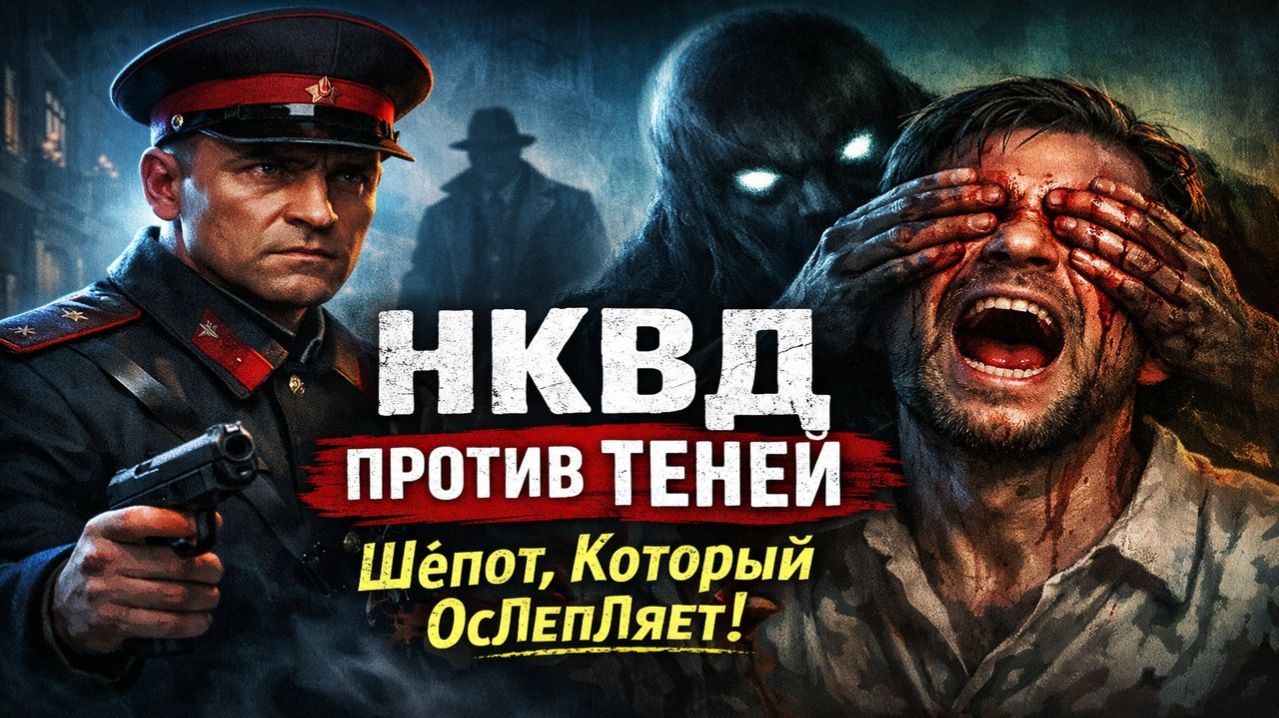НКВД против Теней. Дело «Красный Шёпот» — шёпот, который заставлял выкалывать глаза