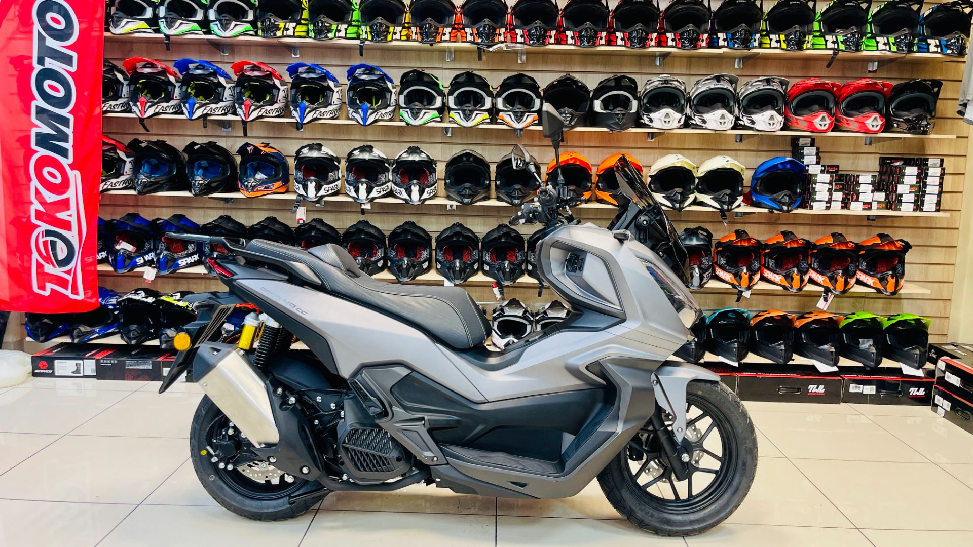 Скутер BC X1 ВОДЯНОЙ ABC МАТОВЫЙ СЕРЫЙ X1ABCMATGREY