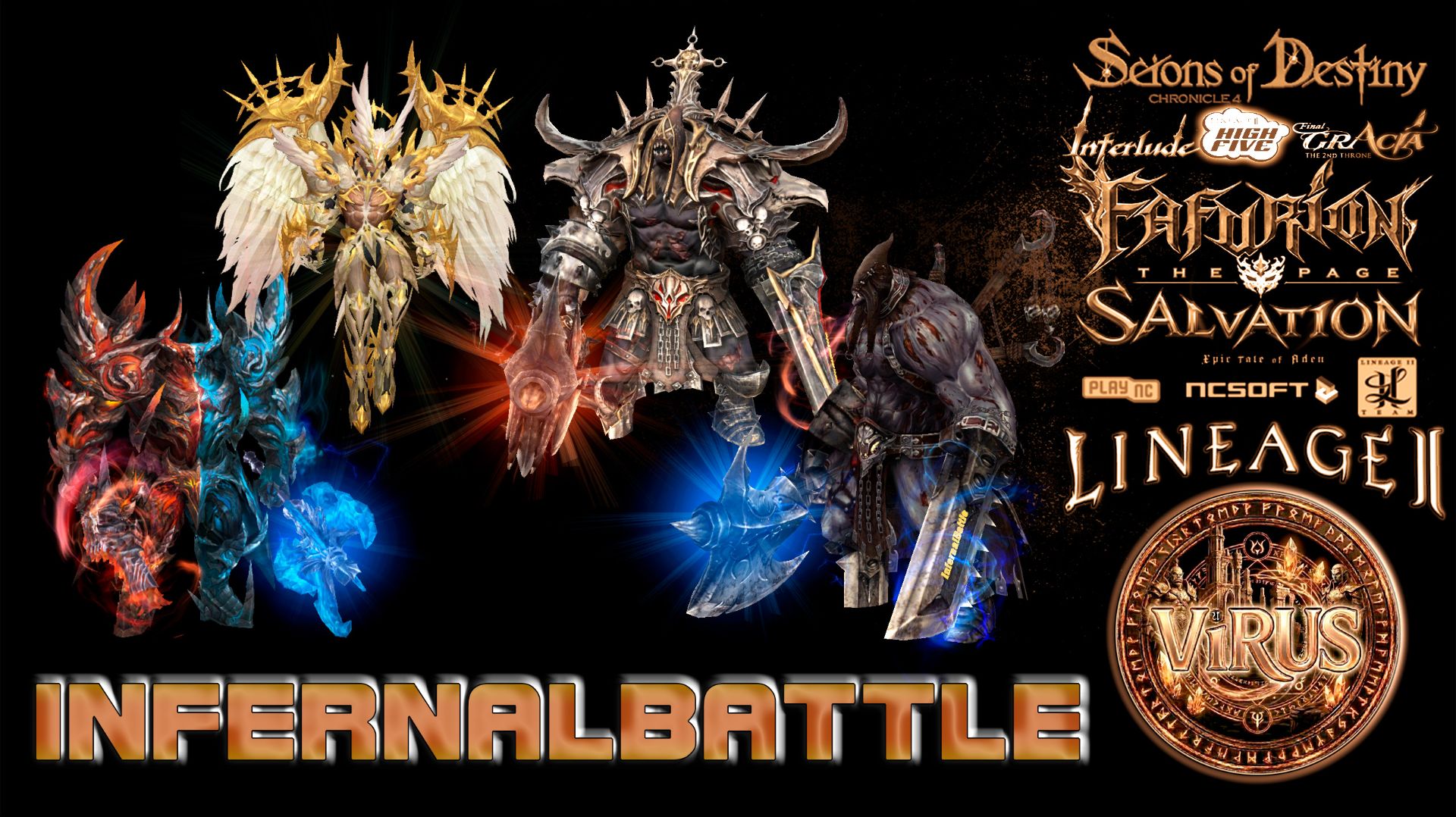 Four New RB for the www.InfernalBattle.Com server. LINEAGE II-Interlude ◄√i®uS►