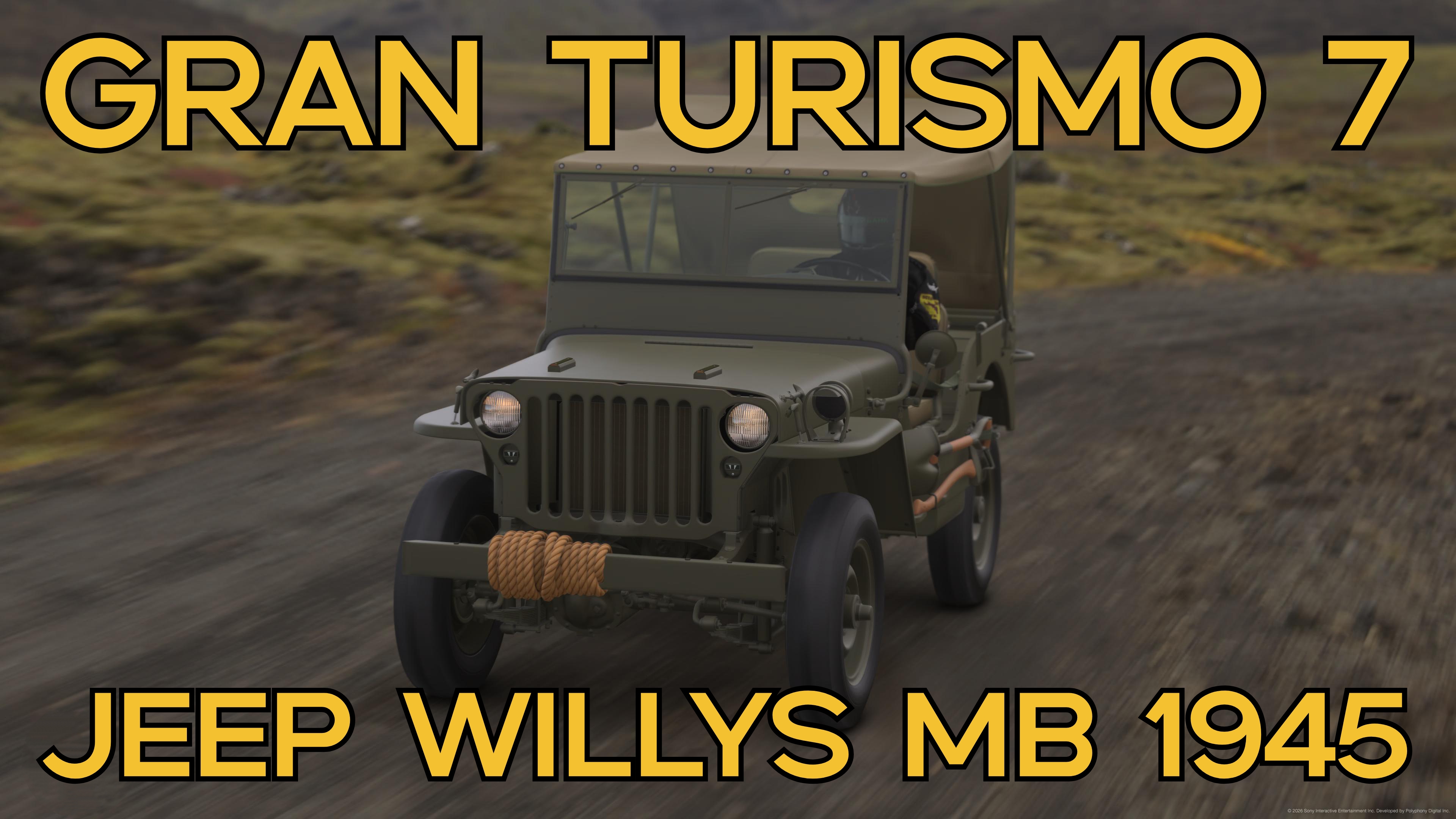 "Jeep Willys MB 1945: Историческая техника в Gran Turismo 7"