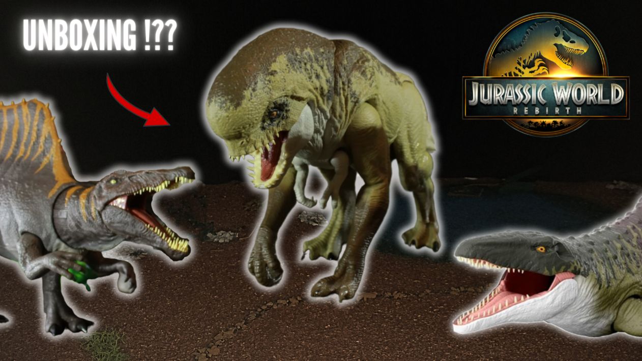 🟡Три фигурки из моей коллекции!!! | Возрождение мира Юрского периода