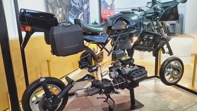 Мотоцикл BMW в Музее Гаража особого назначения Федеральной службы охраны России на ВДНХ