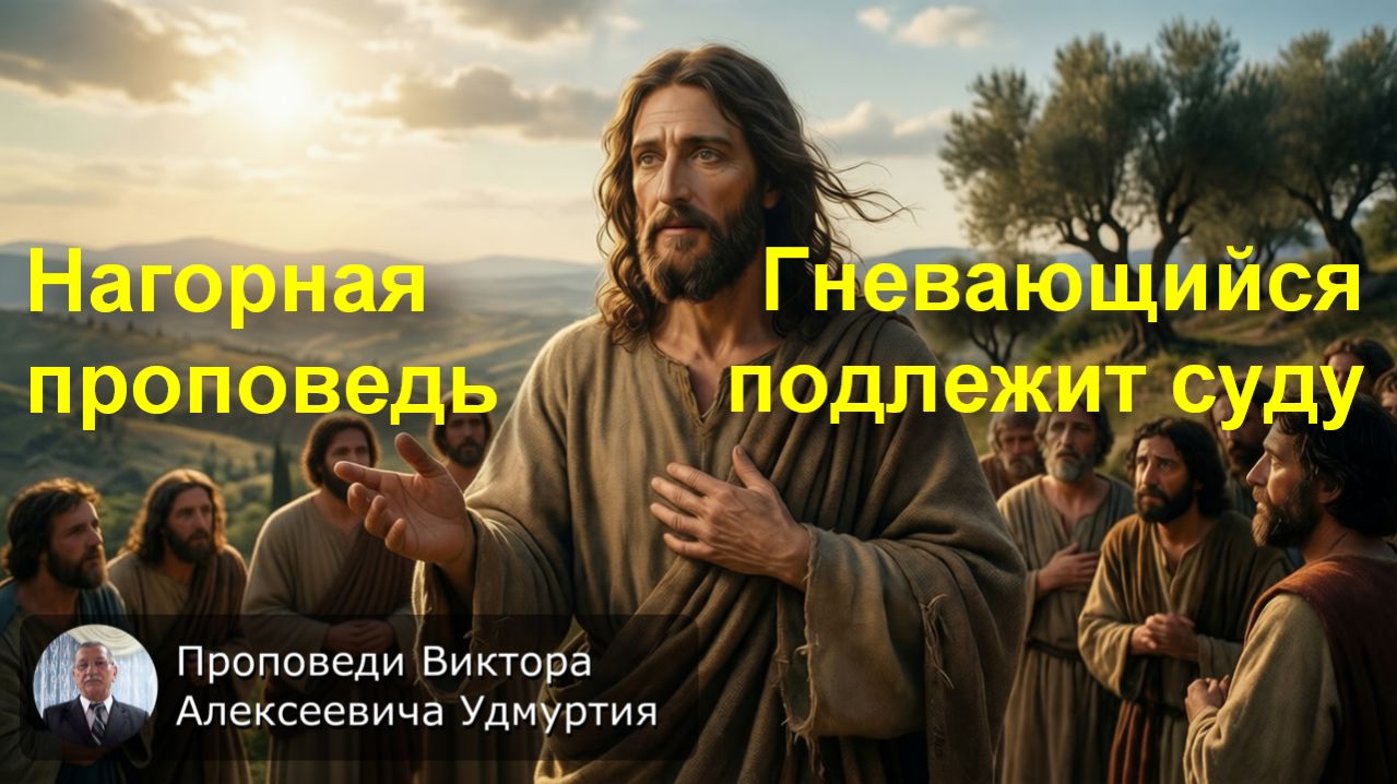 Нагорная Проповедь. Гневающийся подлежит суду