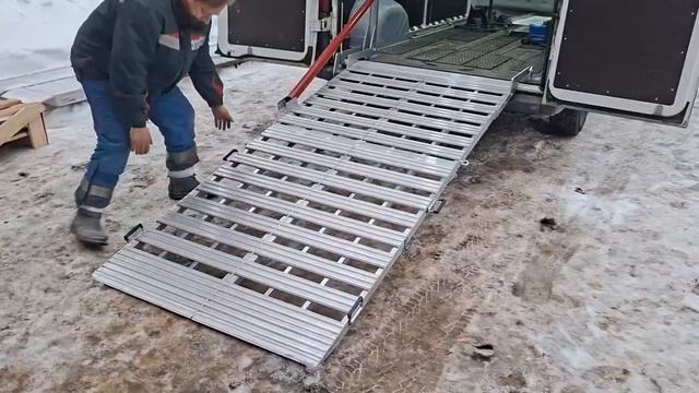 Трап складной автомобильно/стационарный (поломойки, пылесосы, рохли и пр.) не поворотный