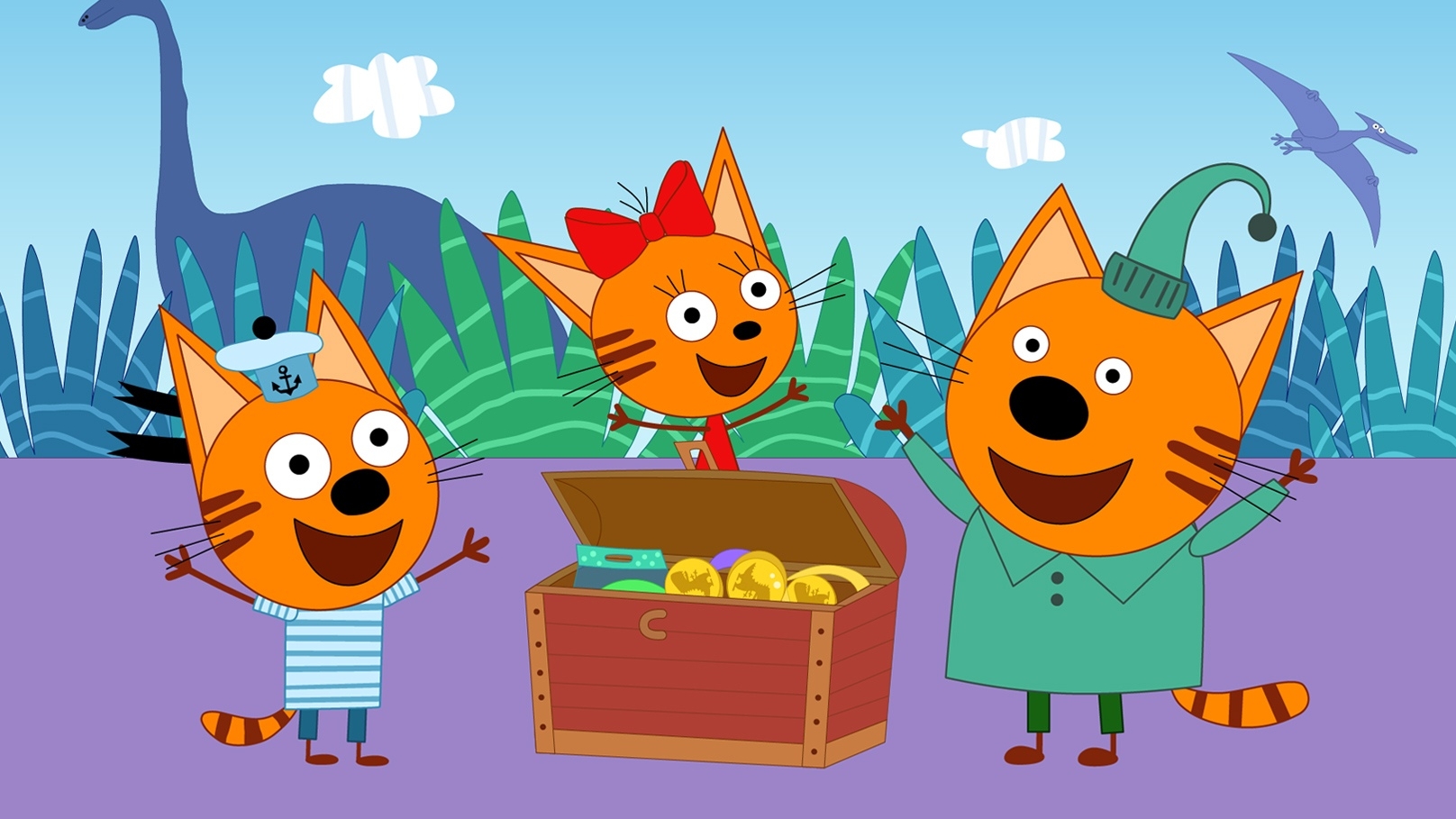 Три Кота Мультфильм для Детей | Три Кота Мультик Смотреть | Развивающая Игра