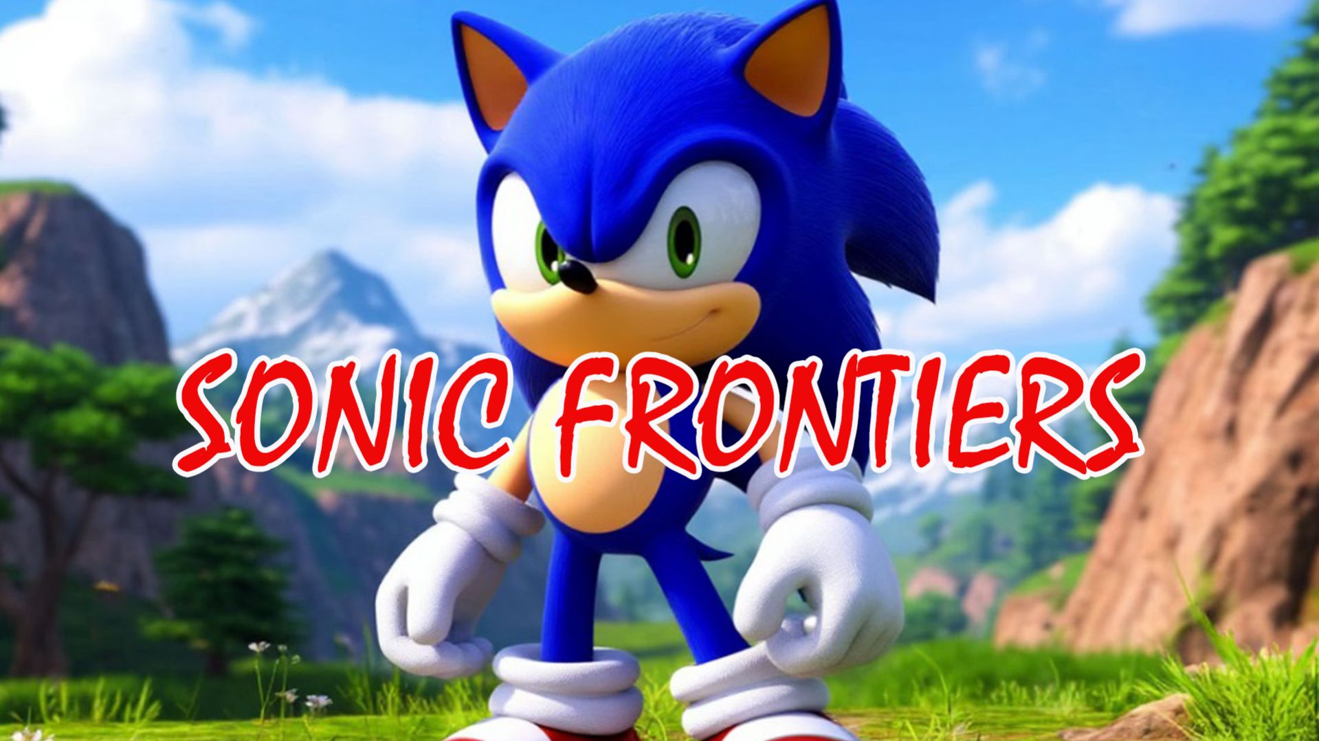 Начало. SONIC FRONTIERS PS4. Прохождение. Соник попадает на остров. 1 уровень.