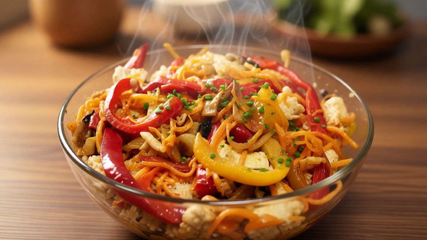 Горячий салат с курицей, баклажаном и соусом "терияки" - неповторимое сочетание.