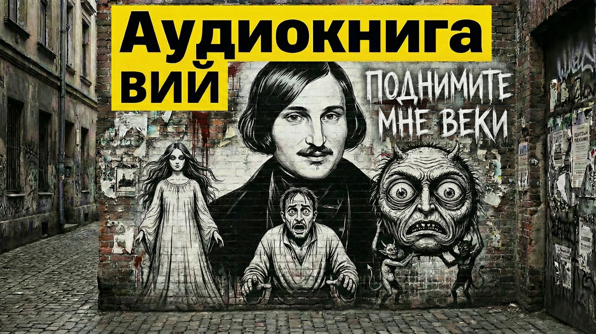 3 НОЧИ С ВЕДЬМОЙ! Николай Васильевич Гоголь - Вий: Хоррор-пересказ за 25 минут. Аудиокнига