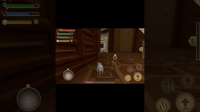 Играю в симулятор мыши за мышь в доспехах в доме