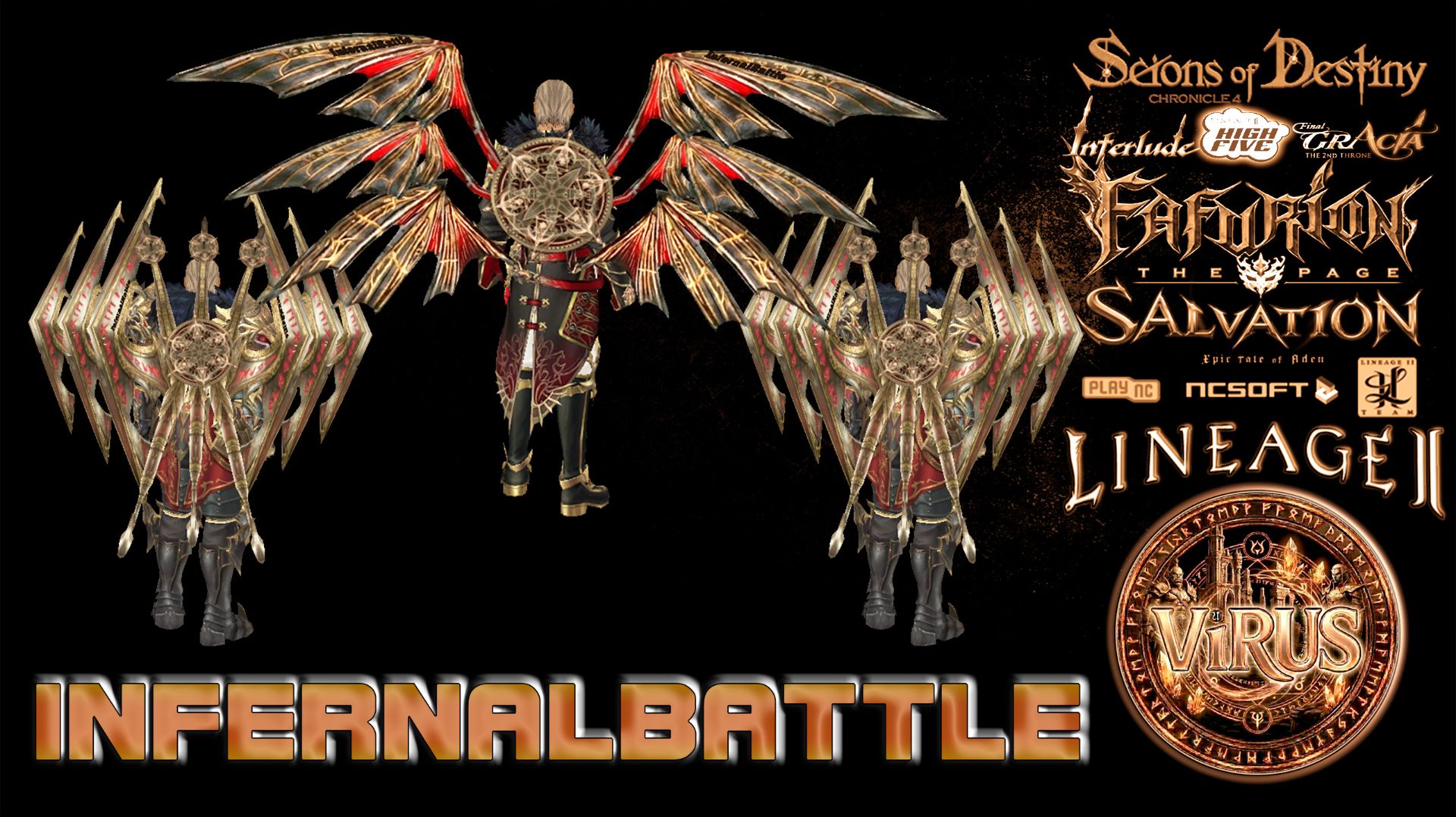 Two New Wings for the www.InfernalBattle.Com server. LINEAGE II-Interlude ◄√i®uS►