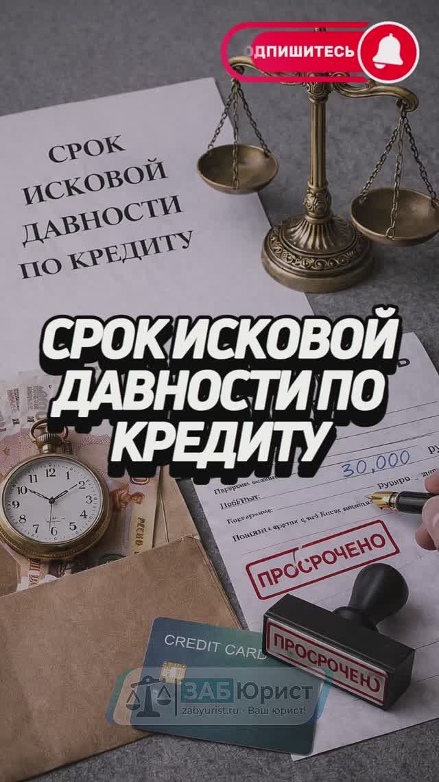 Срок исковой давности по кредиту