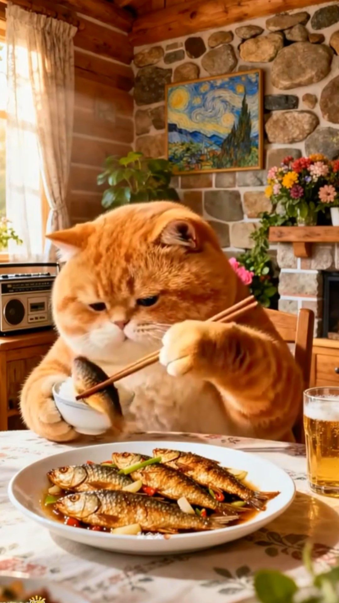 "Четверг - настоящий рыбный день + пиво".