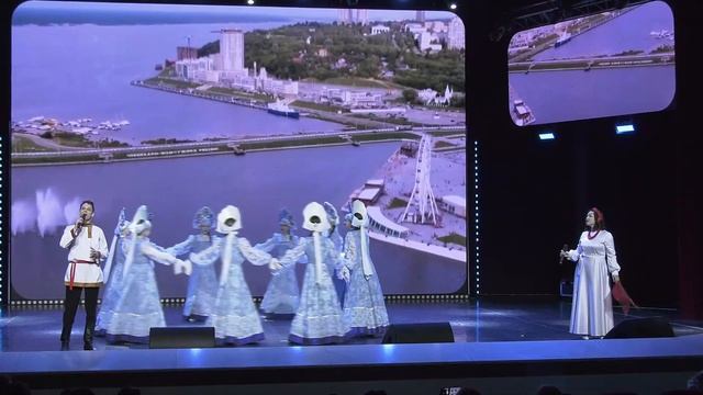 Выступление факультета русской и чувашской филологии и журналистики ЧувГУ