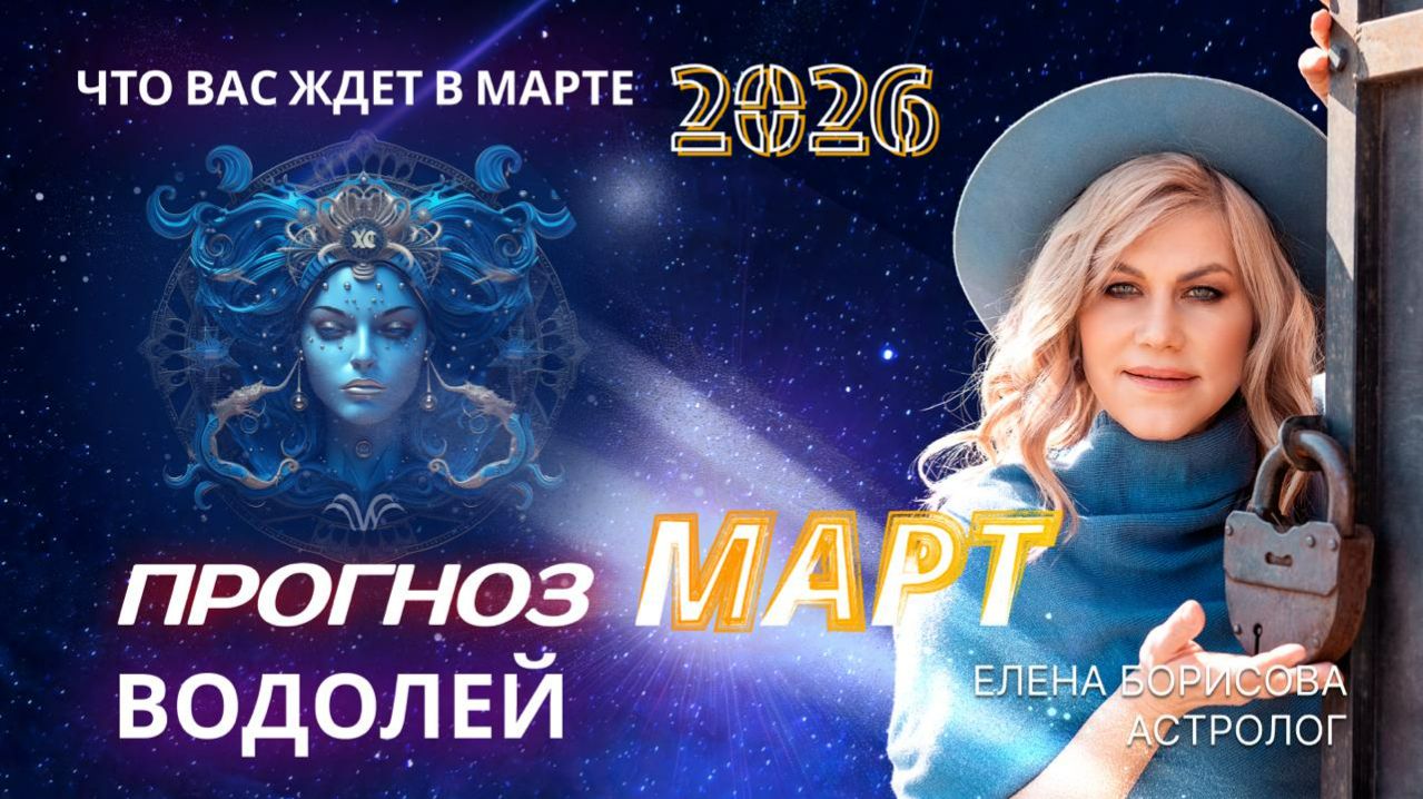 Водолей  Прогноз на МАРТ 2026