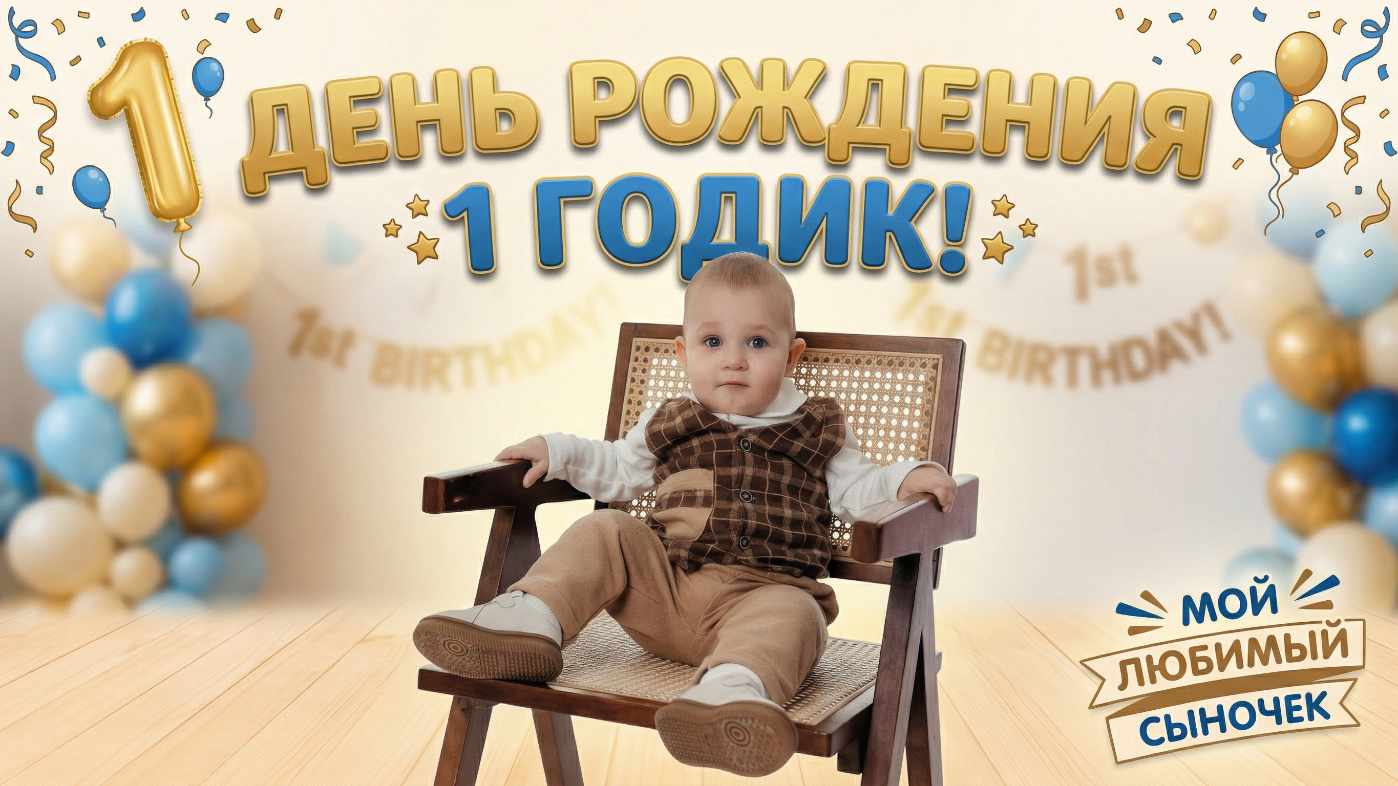 С Днем Рождения! 🎂 Веселая детская песня для сына — Премьера на Ла-ла-Вой