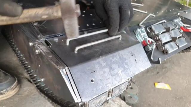 Самодельный танк 1/6, полное видео, 350 кг, цельнометаллический| радиоуправляемый боевик самодельный