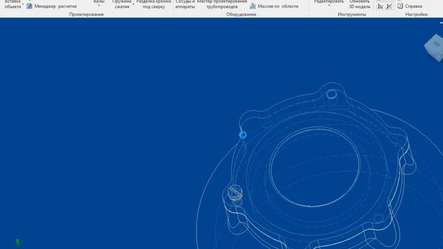 MCS 3D Массив болтовой сборки по окружности