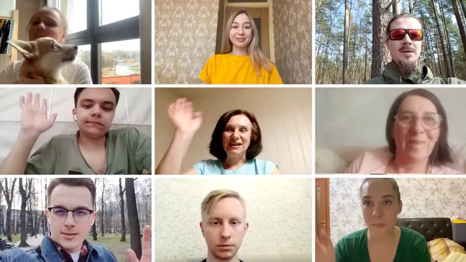 Самое смешное интервью на праздник с подставными вопросами.