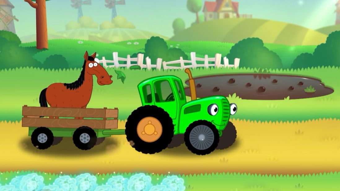 Синий Трактор по Полям｜Учим Цвета для Детей｜Синий Трактор Смотреть | Синий Трактор для малышей