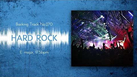 Melodious Hard Rock Heavy Metal Backing Track in E ｜ BT-270