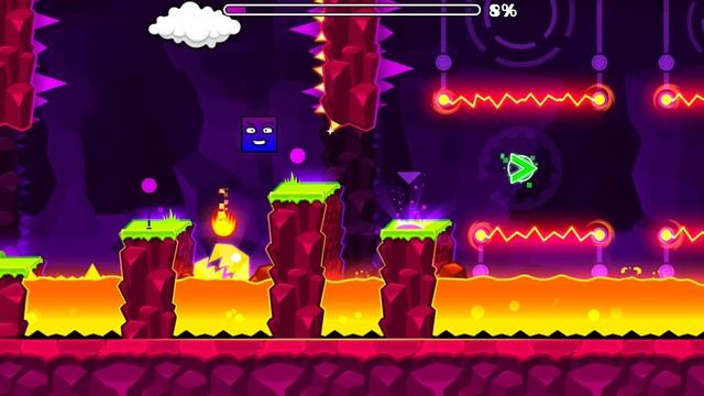 геймплей FINGER DASH в Geometry Dash Lite