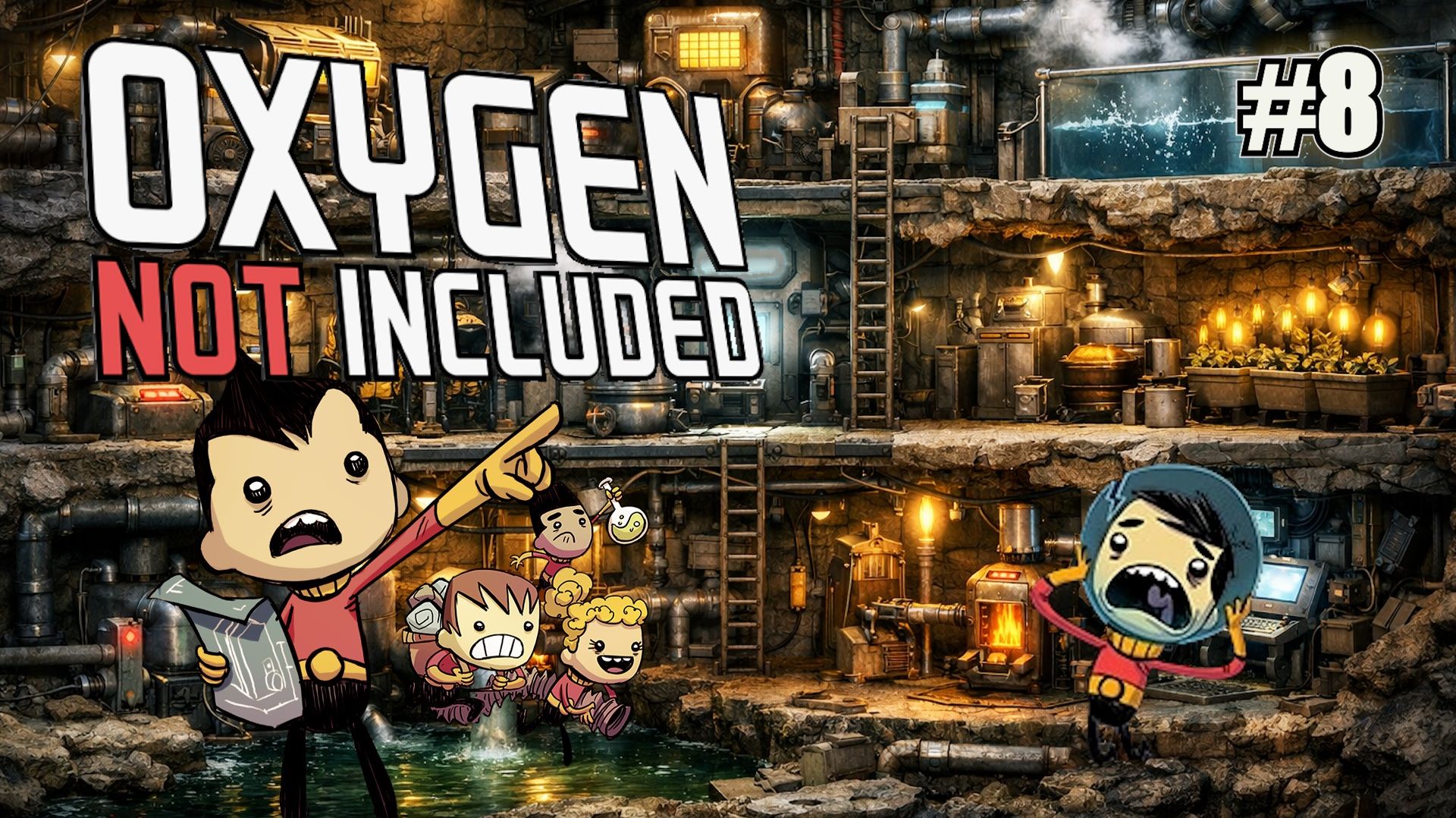 СТАБИЛИЗАЦИЯ КОЛОНИИ. РАЗБИРАЕМСЯ, КАК ИСПОЛЬЗОВАТЬ НЕФТЬ OXYGEN NOT INCLUDED. №8