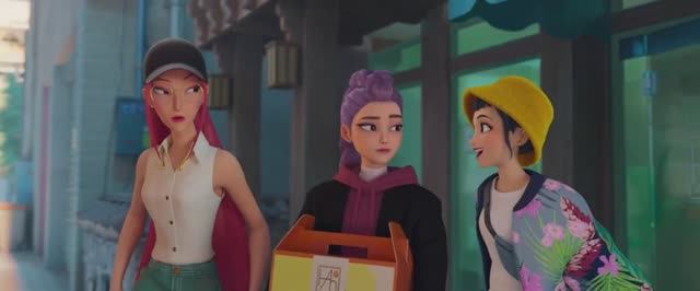 Кей-поп охотницы на демонов на русском K-Pop Demon Hunters Huntrix r