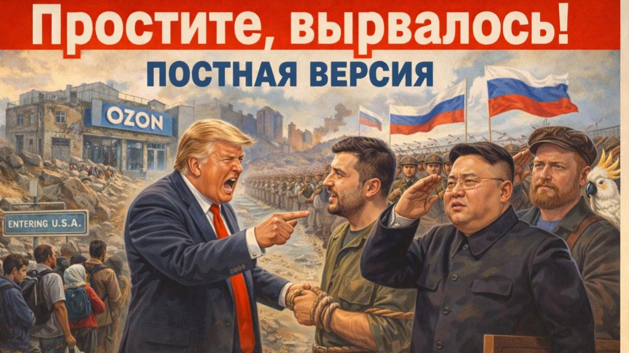 27.02.26 | "Простите, вырвалось!" №361 | Парад в Корее с корейскими бойцами, исход людей из США