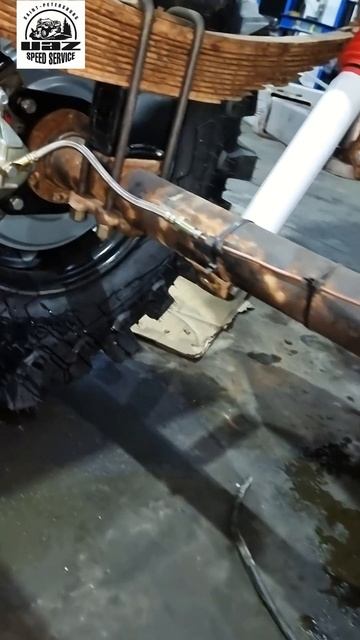 УАЗ Буханка ПОЛБАТОНА - Поставили задние дисковые тормоза от РедБТР