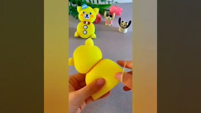 Котики из моющих губок 😺