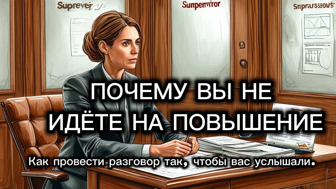 Почему вы не идёте на повышение. Как провести разговор так, чтобы вас услышали