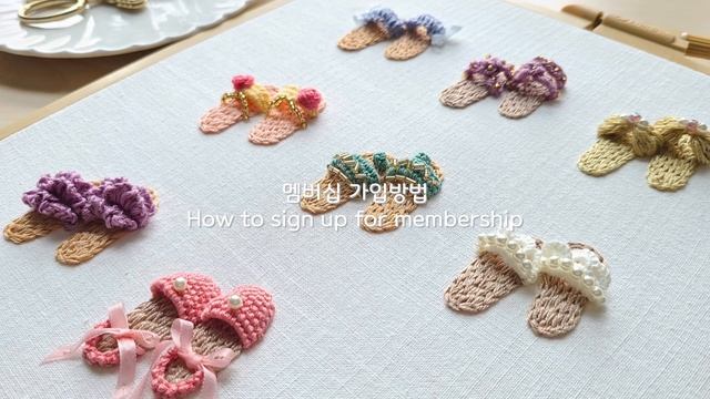 001. Happyjasu. Вышитые сандалики